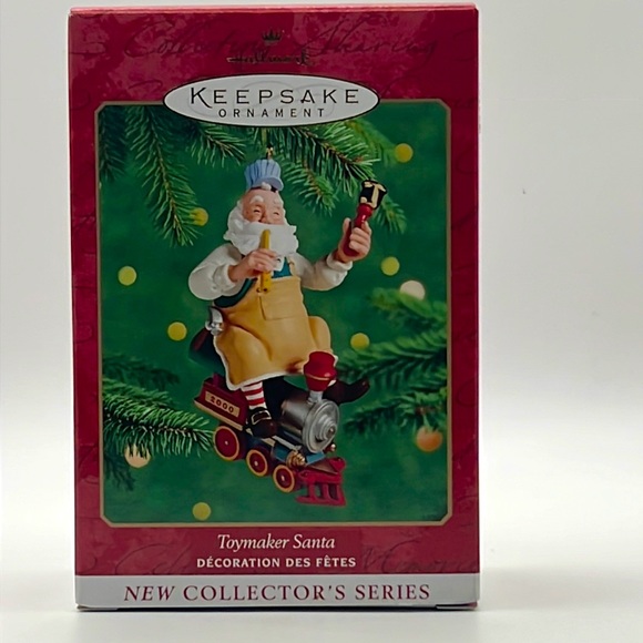 Hallmark | Holiday | Hallmark Keepsake Toymaker Santa On Toy Train ...